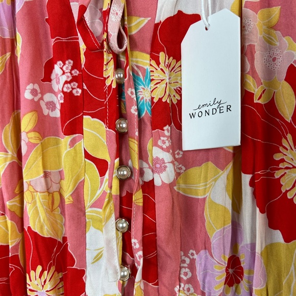 Emily Wonder | Pants & Jumpsuits | Emily Wonder Floral Long Sleeve ...